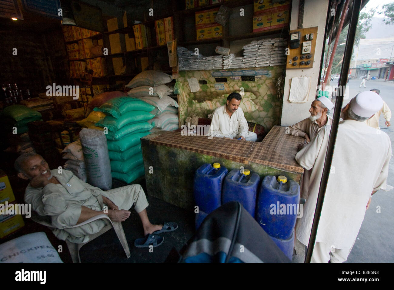 Shop in Gilgit in Northern Pakistan Stock Photo - Alamy