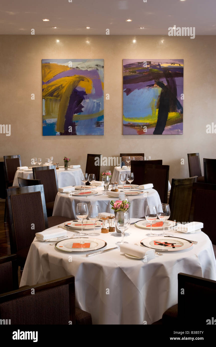 The Square Restaurant Mayfair London Stock Photo - Alamy