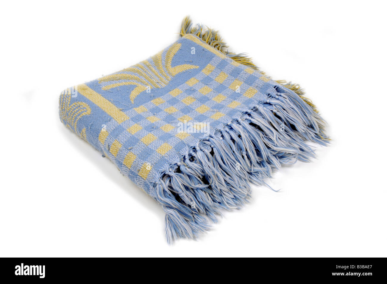 Blue yellow and white blanket hi-res stock photography and images - Alamy