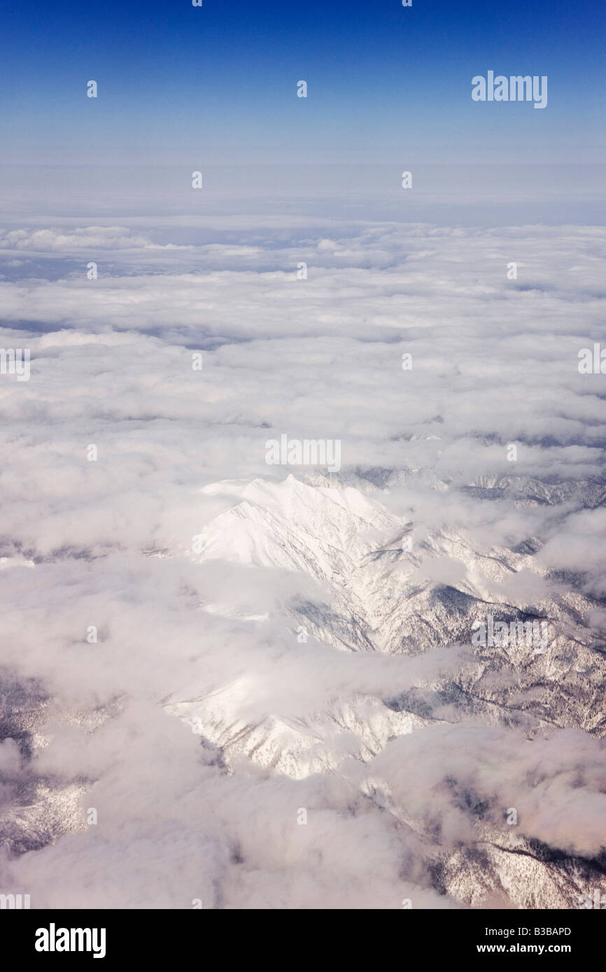 Aerial View of Mountains, Hokkaido, Japan Stock Photo - Alamy