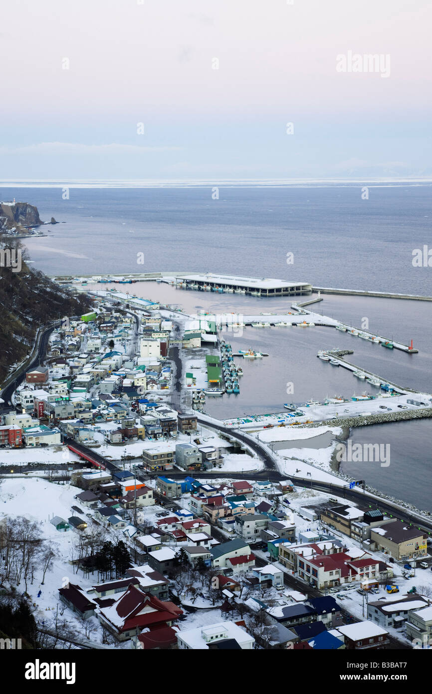 Fishing Port of Rausu, Shiretoko Peninsula, Hokkaido, Japan Stock Photo ...