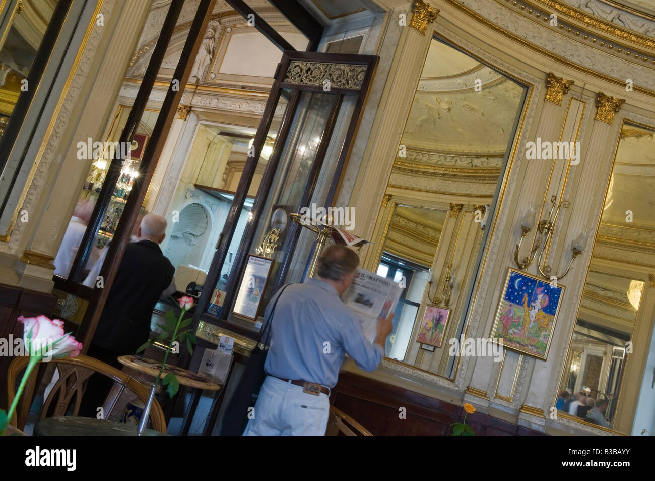 Cafe gambrinus naples italy hi-res stock photography and images - Alamy