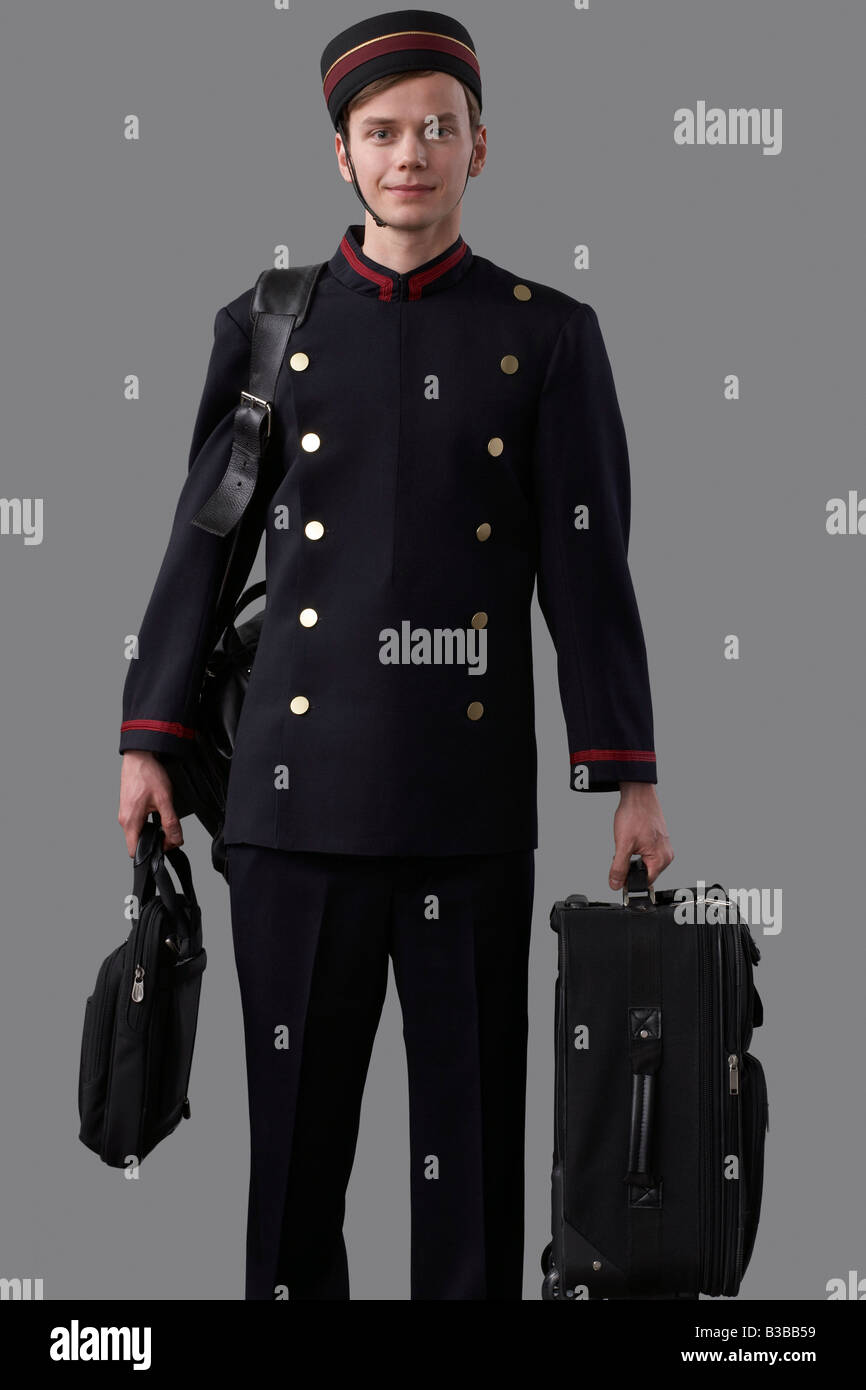 Portrait of Bellhop Stock Photo - Alamy