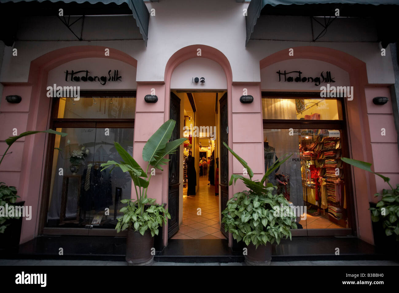 Silk Store, Hanoi, Vietnam Stock Photo - Alamy