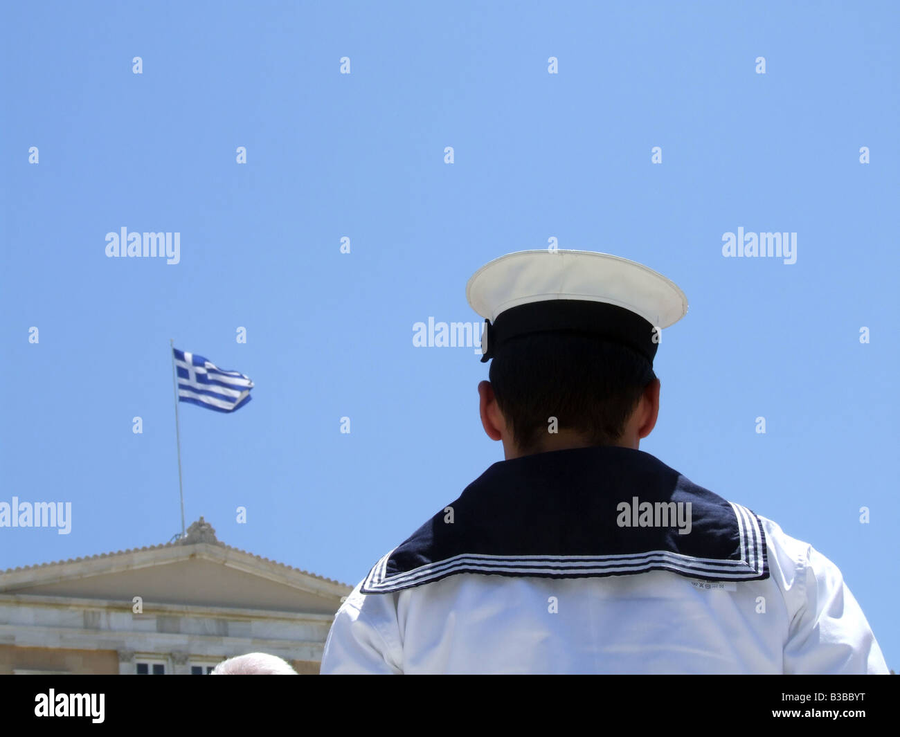 Greek sailor navy uniform hi-res stock photography and images - Alamy