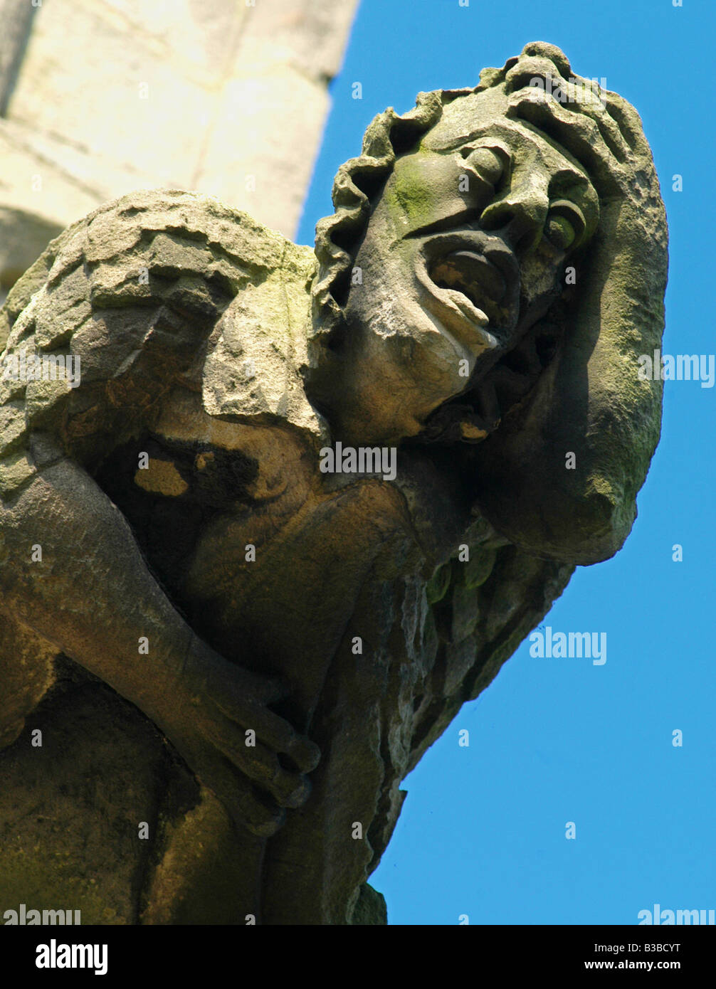 Gargoyle at Battlefield Church Shrewsbury Shropshire England Stock ...