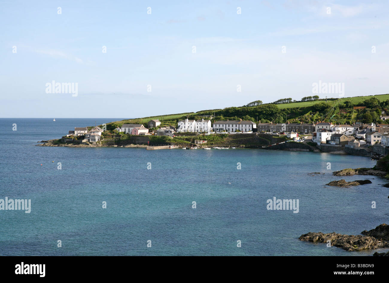 Portscatho, Cornwall, UK Stock Photo - Alamy