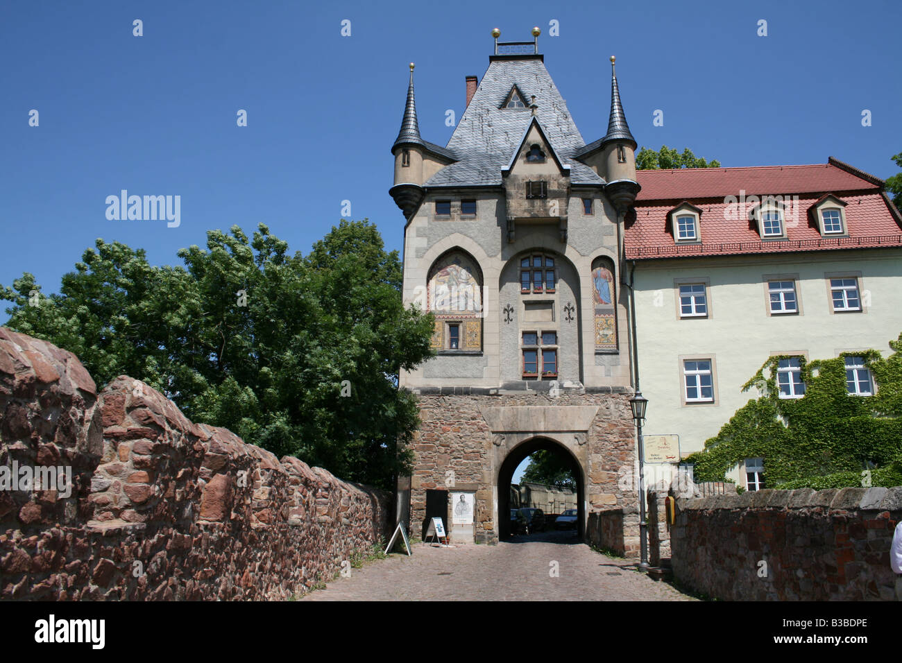 entrance to Albrechtsburg Meissen Castle Germany June 2008 Stock Photo ...