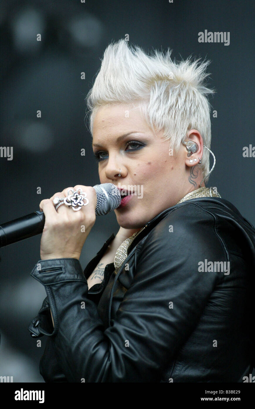 Alecia beth moore tattoo hi-res stock photography and images - Alamy