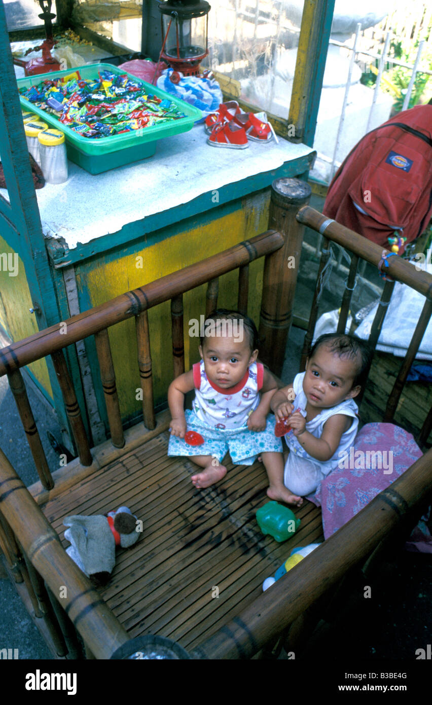 babies in independence plaza iloilo panay island philippines Stock ...