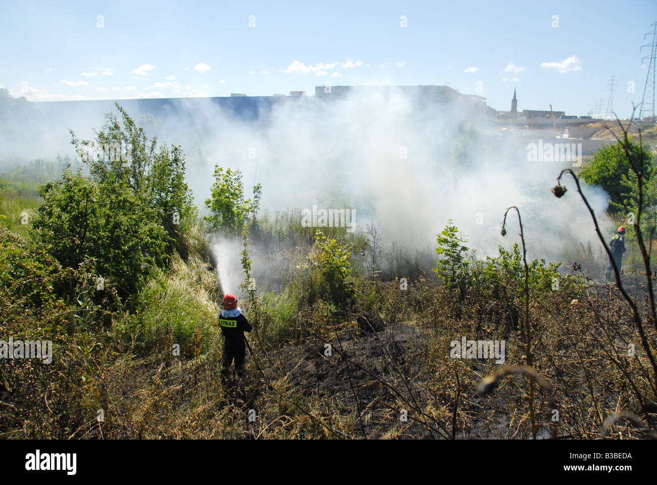 Using fire hose reel hi-res stock photography and images - Alamy