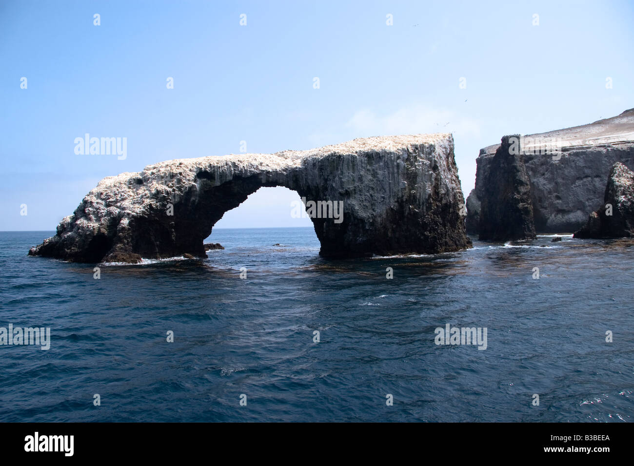 Sea Arch East Anacapa Stock Photo - Alamy