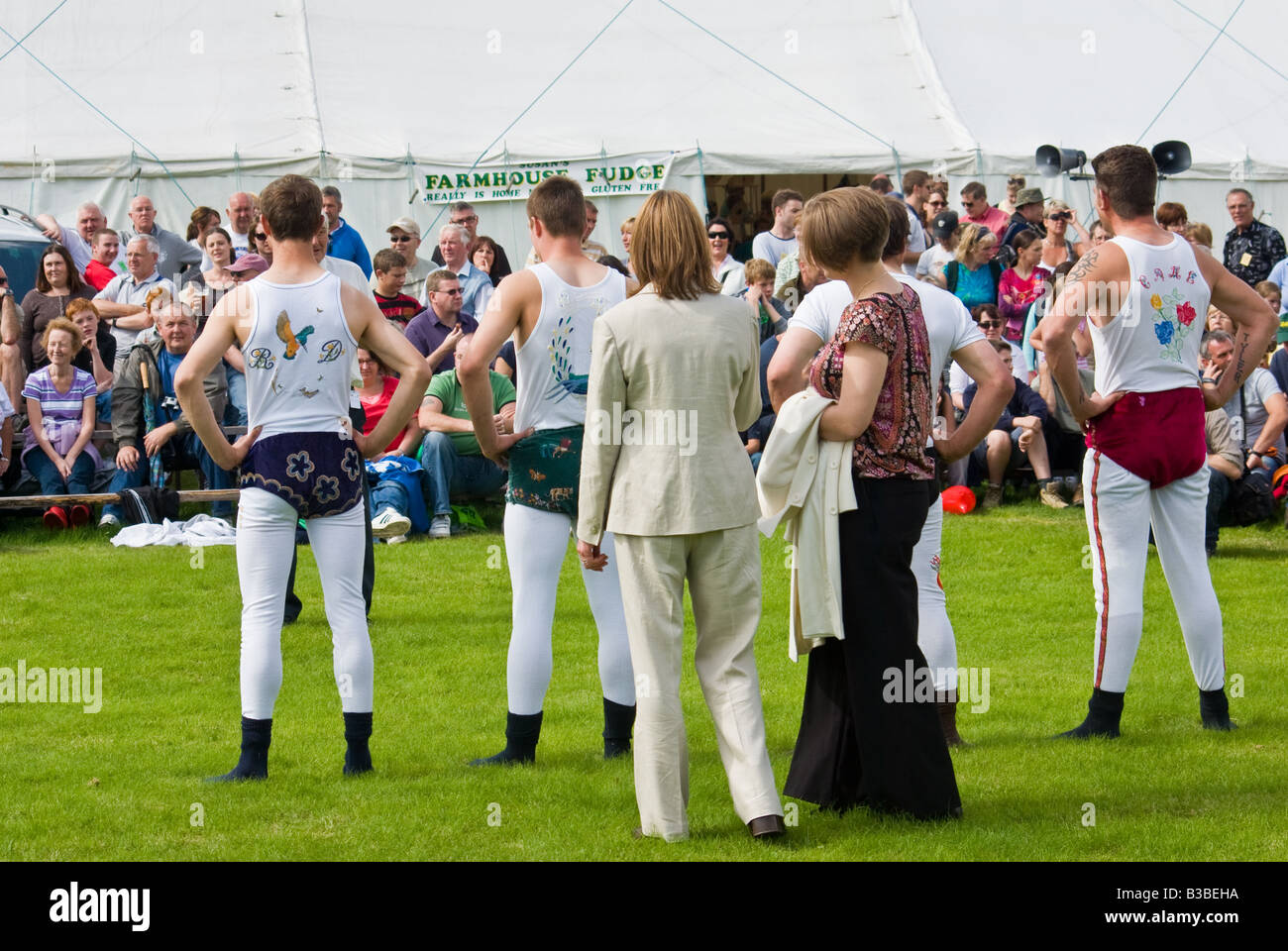 Cumberland and Westmorland Wrestling Traditional costume judging at ...