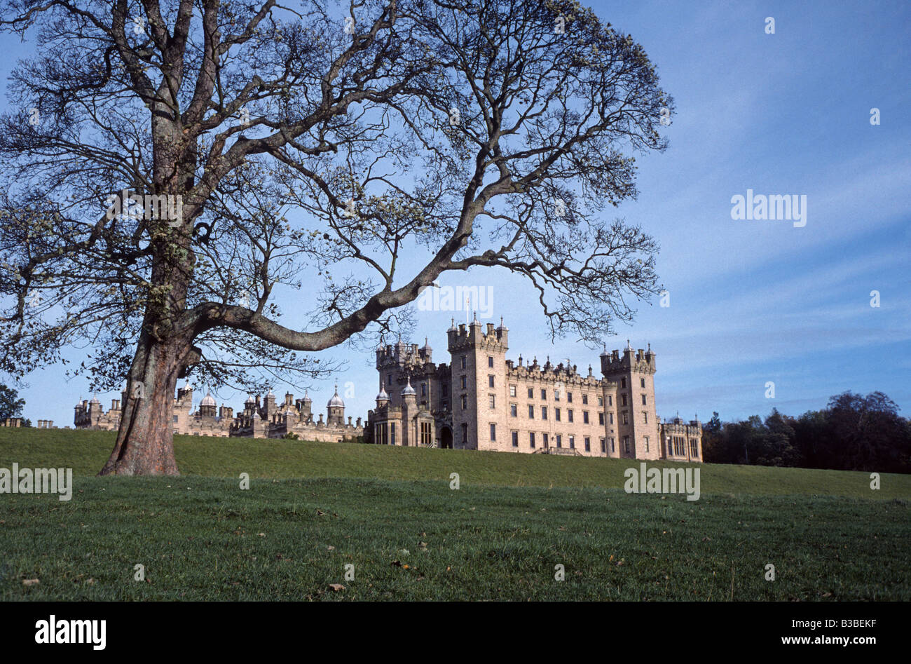 A landscape of Floors Castle in Kelso Scotland Stock Photo - Alamy