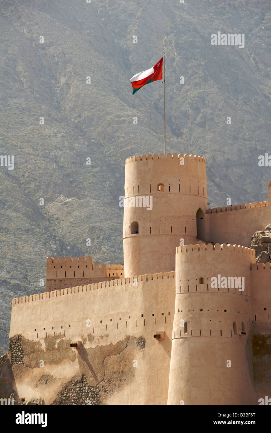 Nakhal Fort Al Batinah Region Sultanate of Oman Stock Photo - Alamy