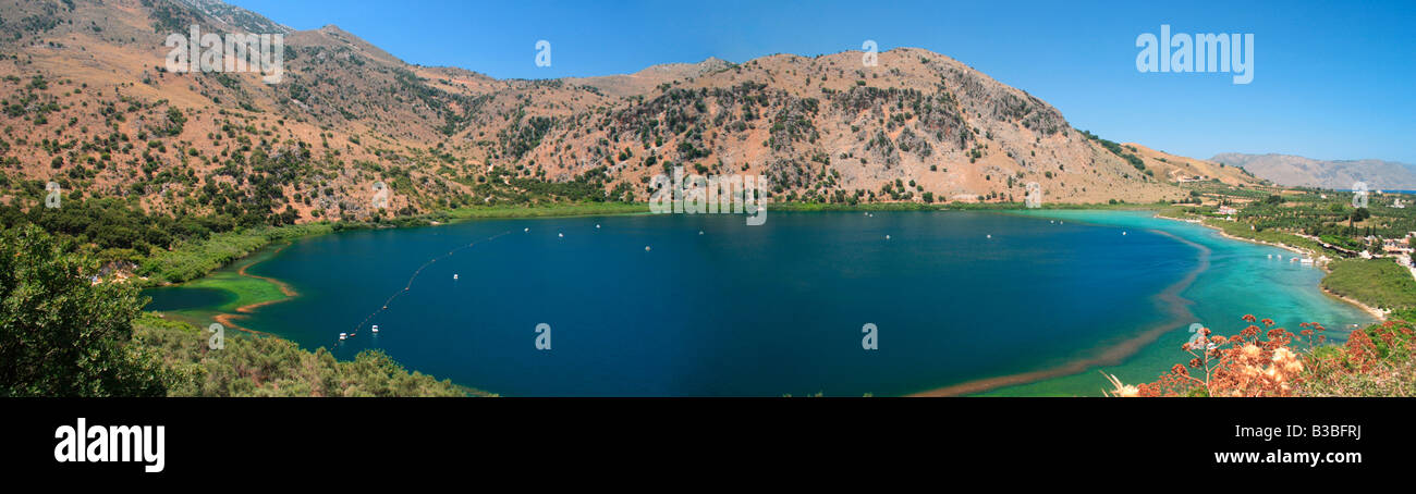 Freshwater lake kournas crete hi-res stock photography and images - Alamy