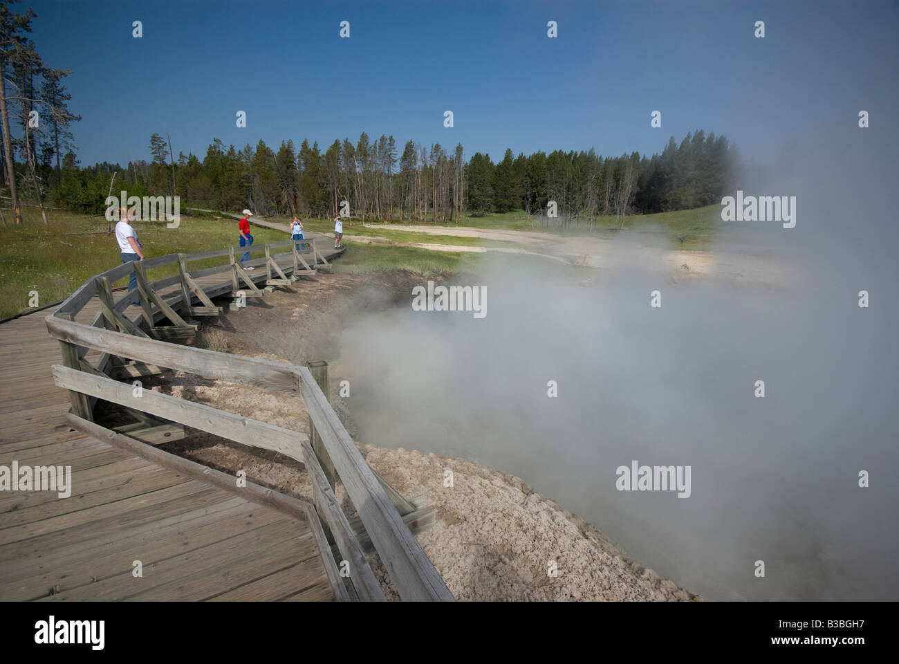 Churning Cauldron, Mud Volcano, Yellowstone National Park, Wyoming ...