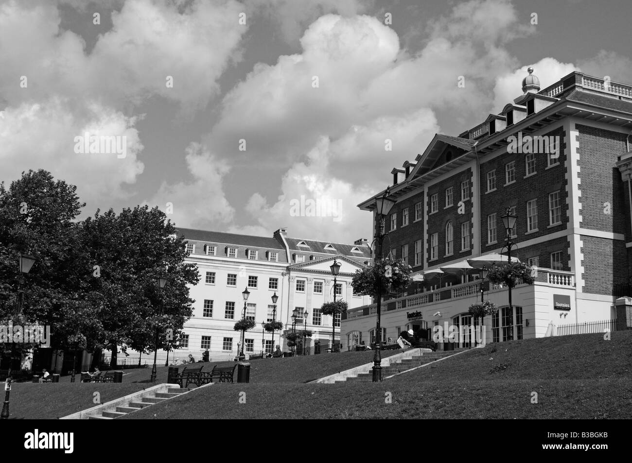 Summer riverside Black and White Stock Photos & Images - Alamy