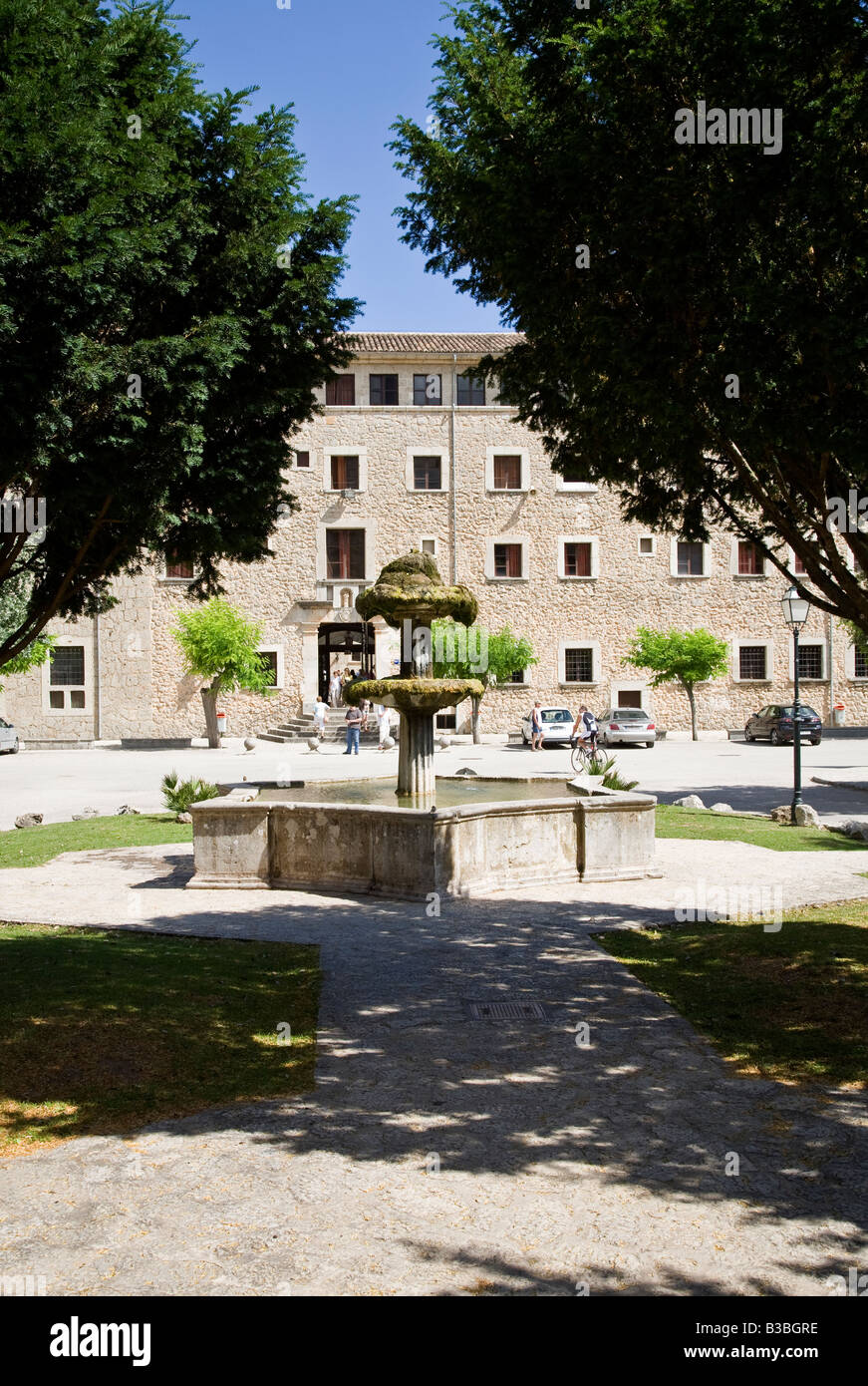 Lluc Monastery. Serra de Tramuntana, Mallorca Stock Photo - Alamy