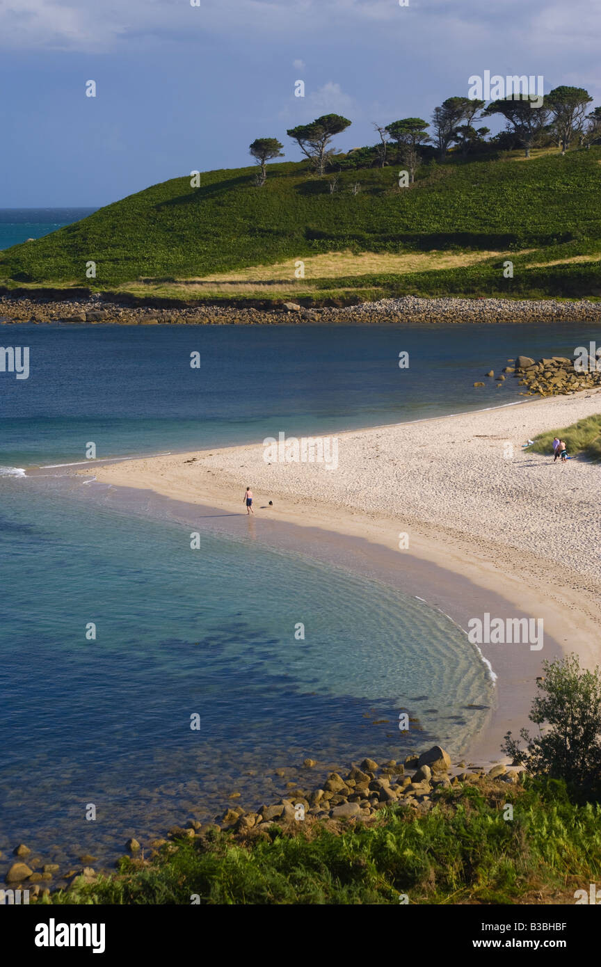 Pelistry Bay St Marys island Isles of Scilly England UK Stock Photo - Alamy
