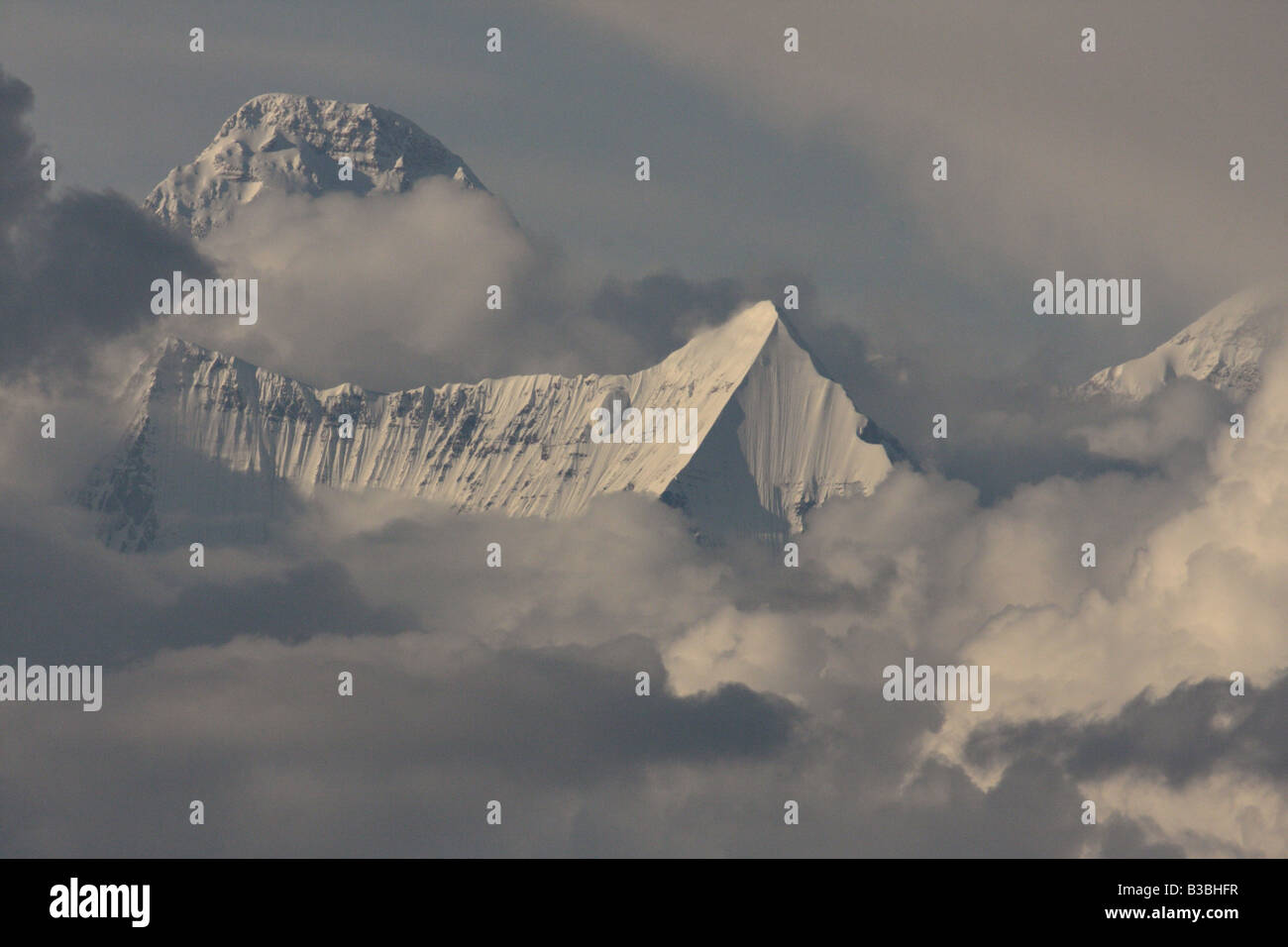 Himalayan peak Nanda Devi as seen from Binsar Stock Photo - Alamy