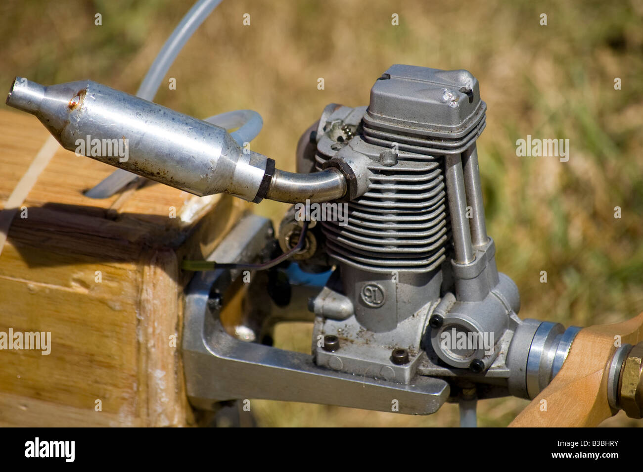 Model airplane engine Stock Photo - Alamy