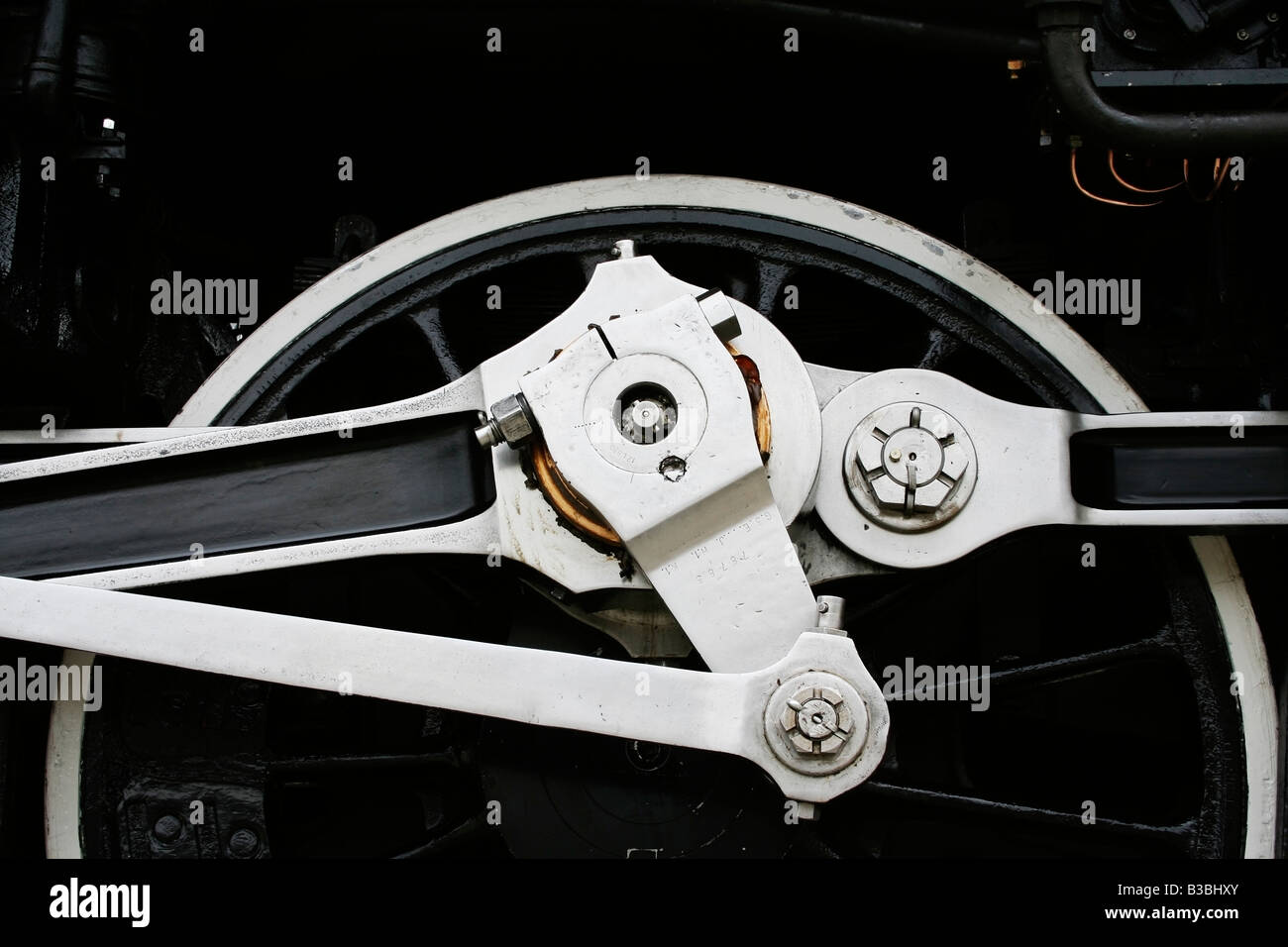 Steam locomotive drive wheel closeup hi-res stock photography and ...