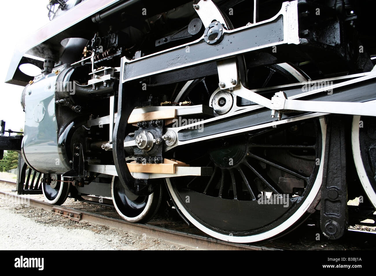 Drive gear on an old steam engine Stock Photo - Alamy