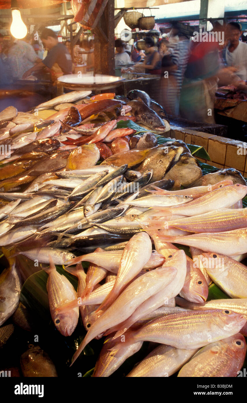 fish market leyte philippines Stock Photo - Alamy