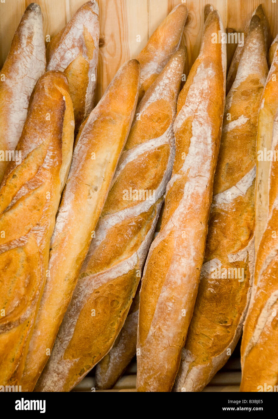 Freshly baked baguettes hi-res stock photography and images - Alamy