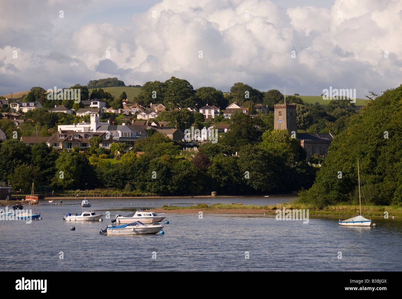 Stoke Gabriel on the River Dart in Devon Stock Photo - Alamy