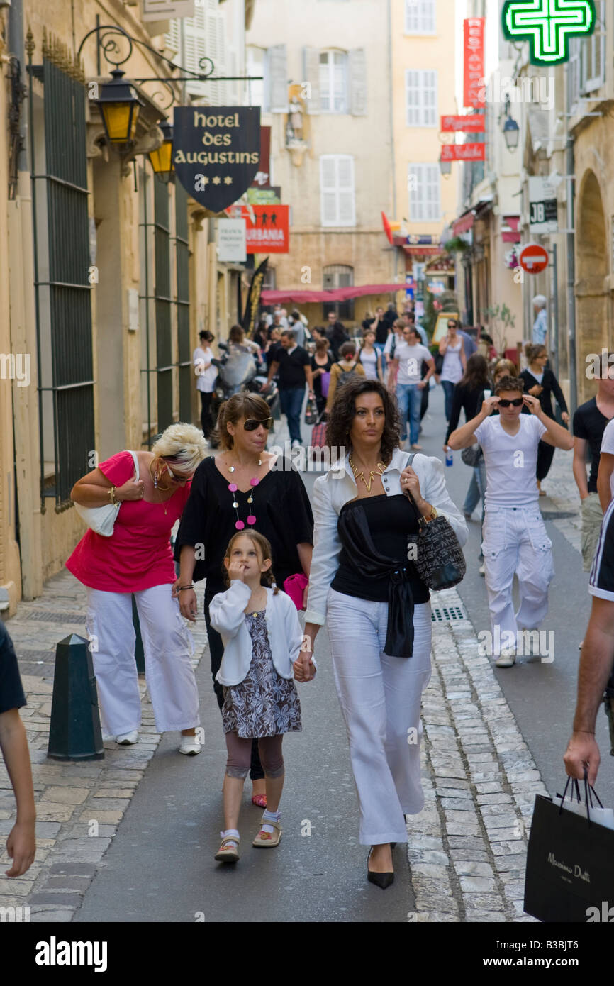 A street scene in Aix en Provence France Stock Photo - Alamy