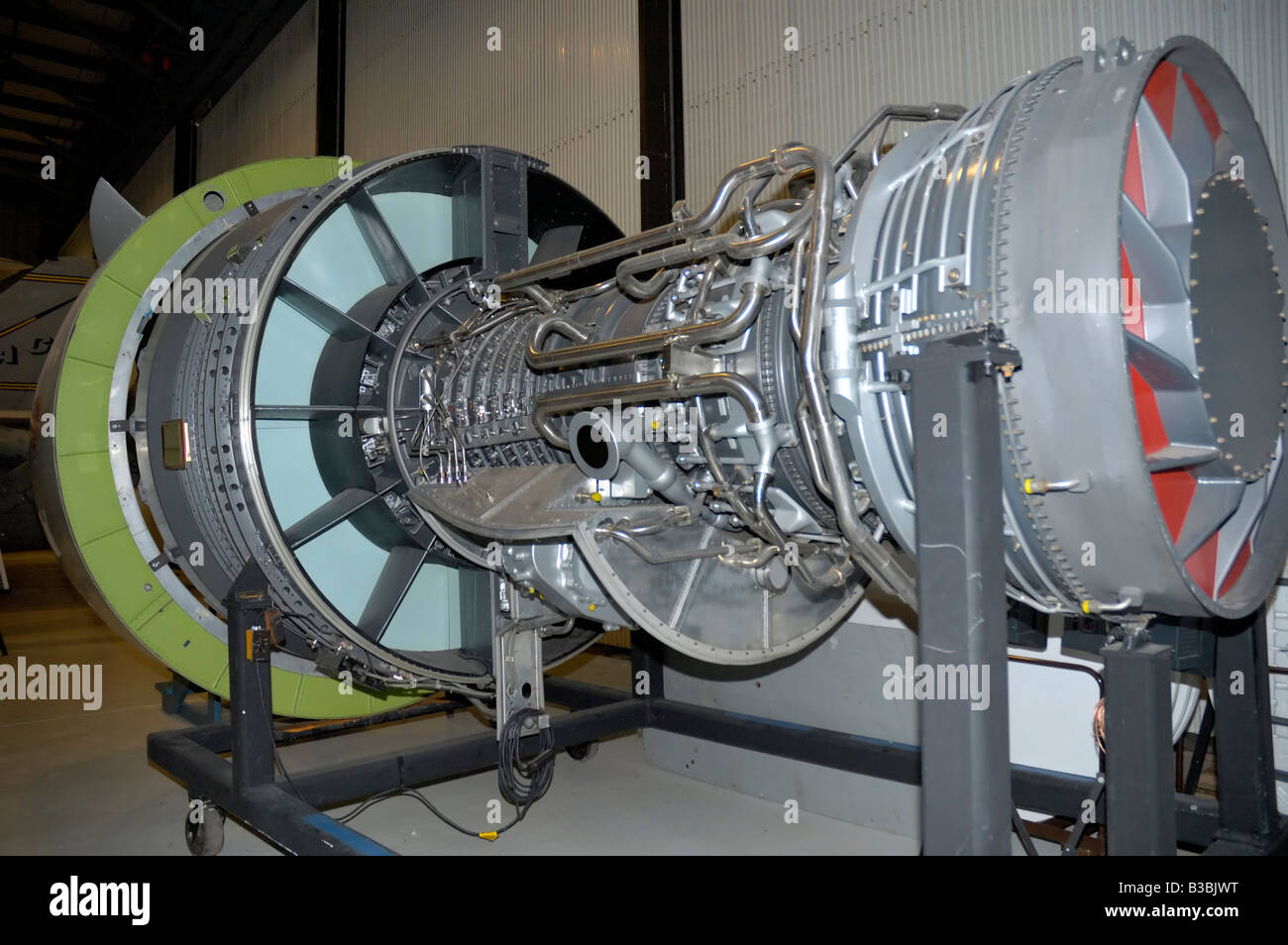 General Electric CF-6-80 turbofan engine Stock Photo - Alamy