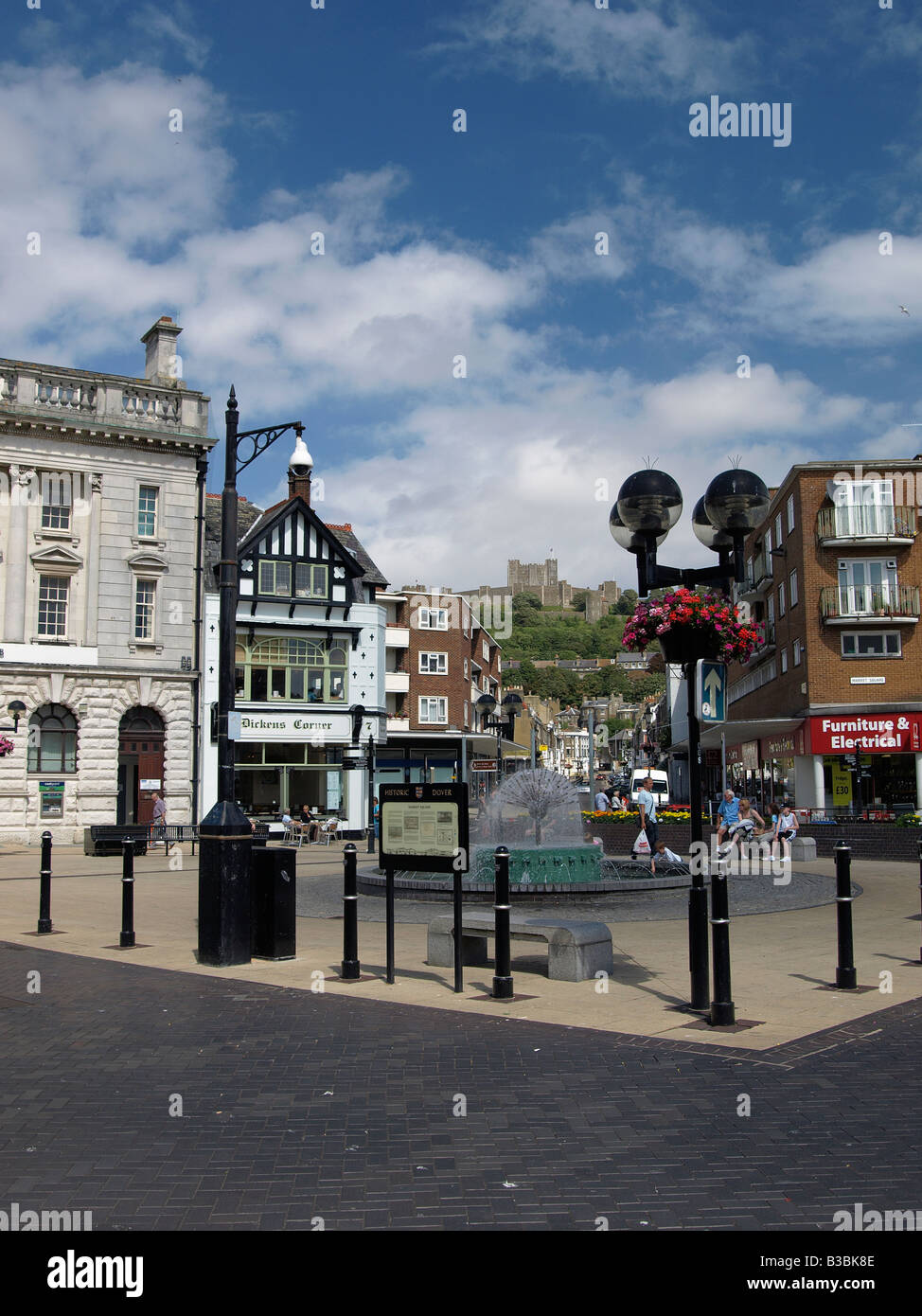 Market Square Dover Kent UK Stock Photo - Alamy