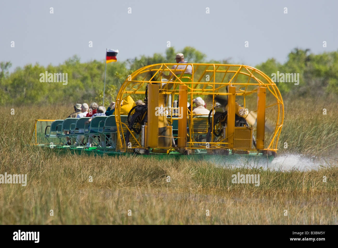 Massive airboat in Everglades National Park Stock Photo - Alamy