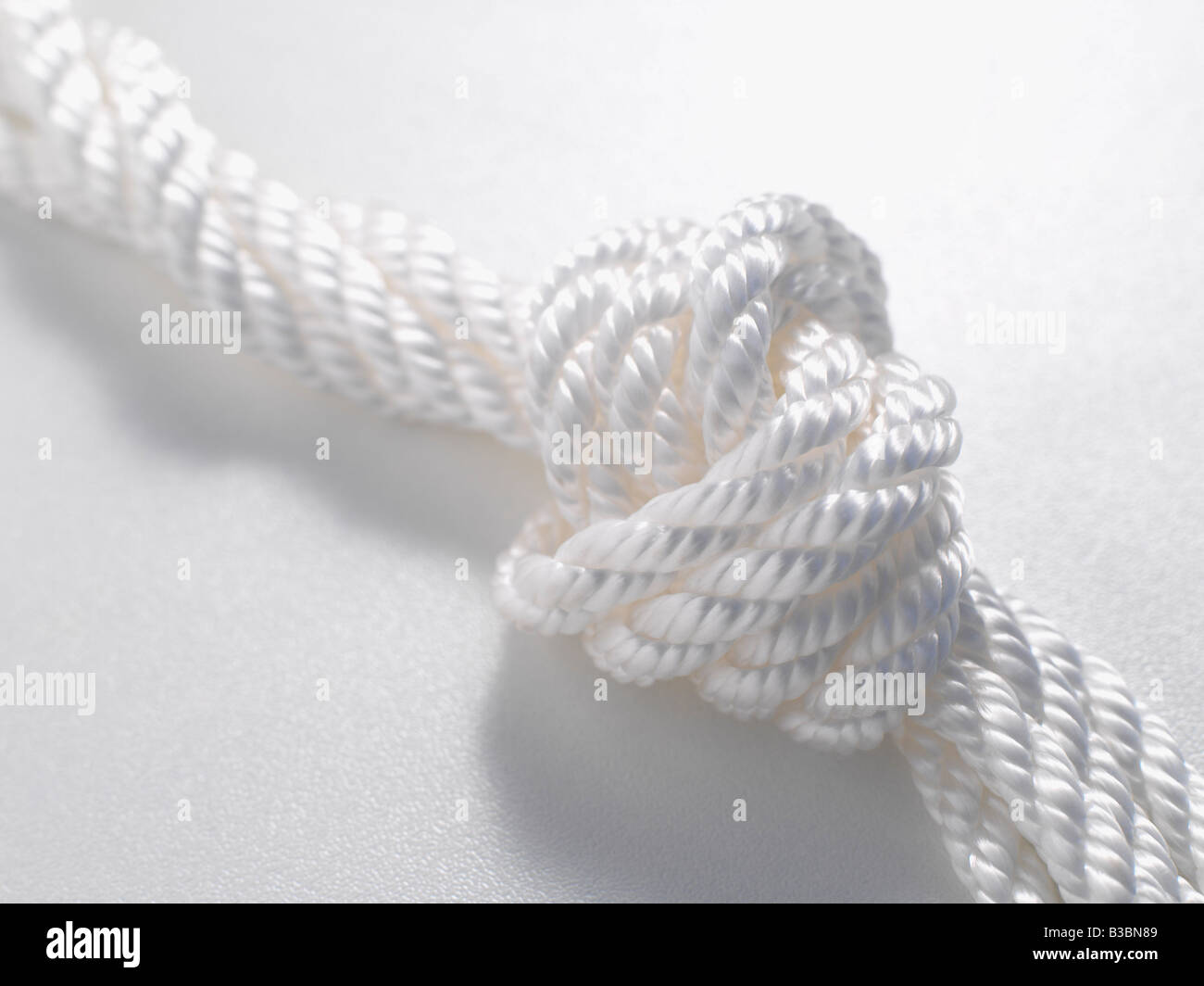 Knot in Rope Stock Photo - Alamy
