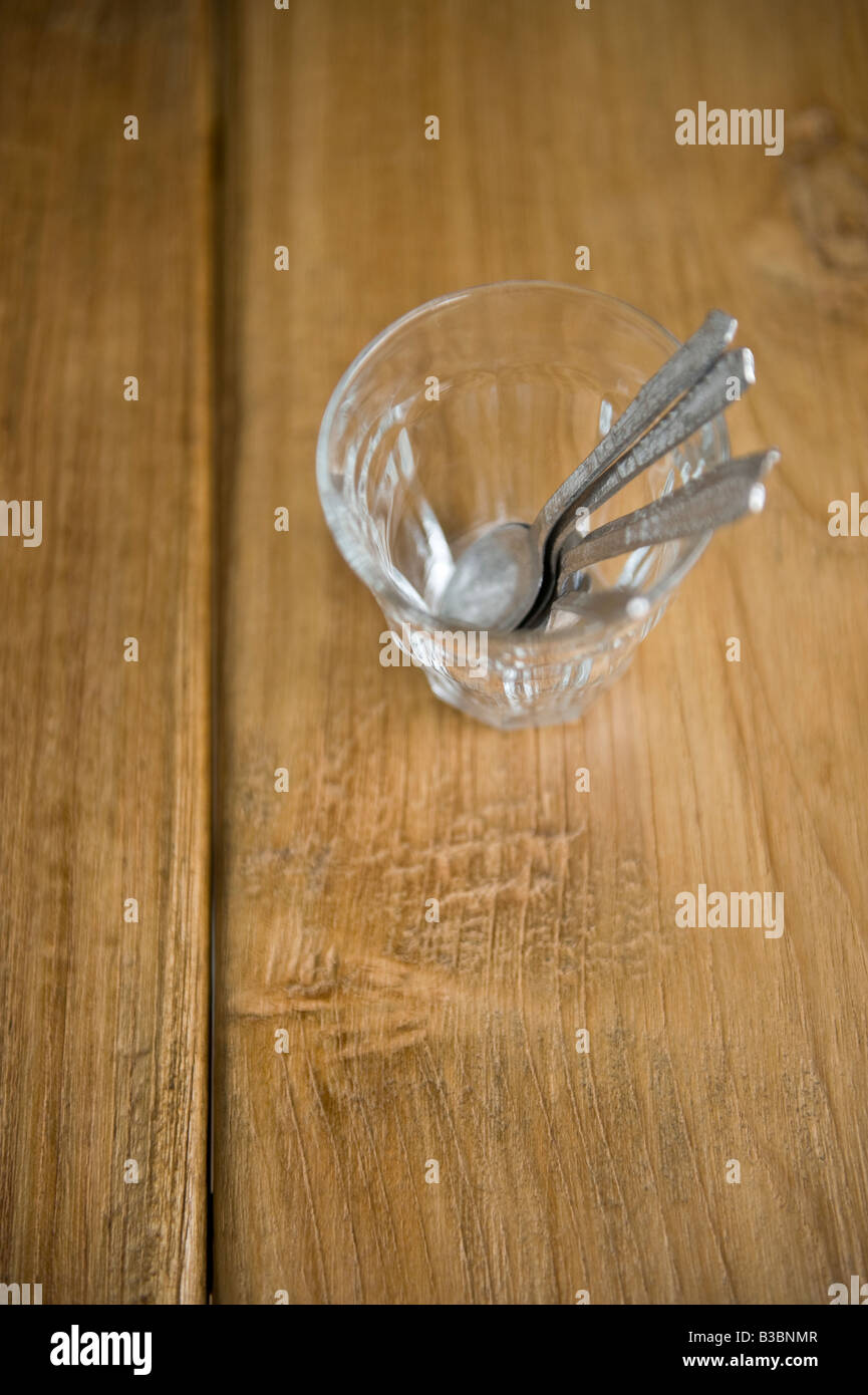 Glass spoons hi-res stock photography and images - Alamy