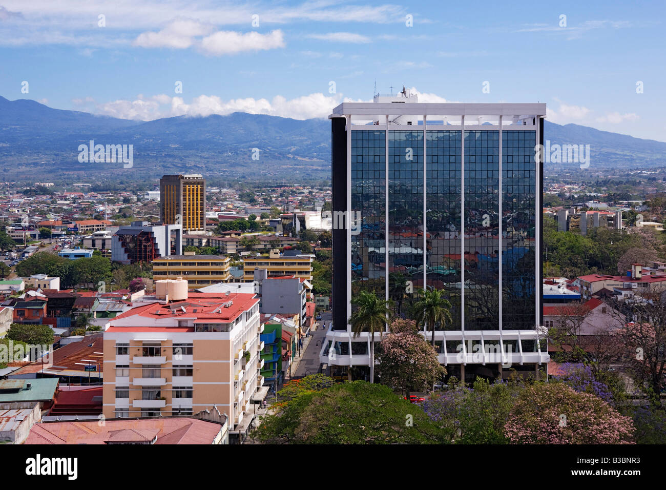 Reflection of City in Building, San Jose, Costa Rica Stock Photo - Alamy