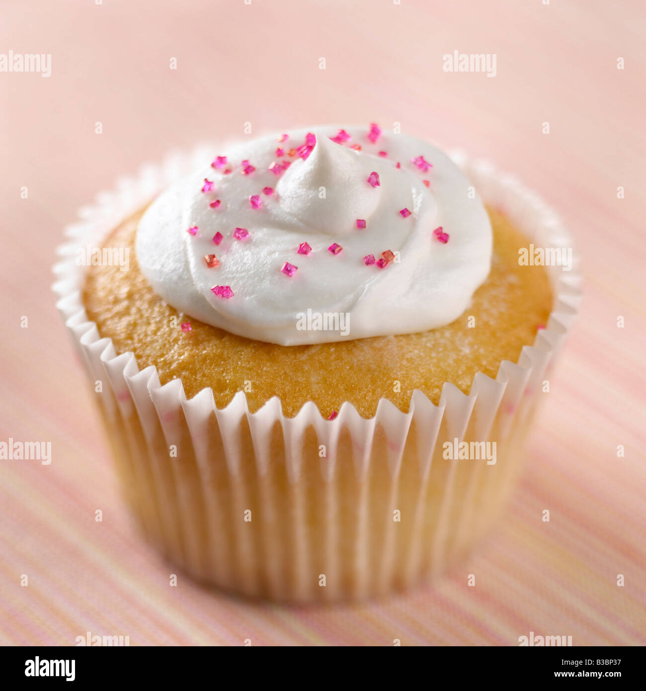 Cupcake with Sprinkles Stock Photo - Alamy