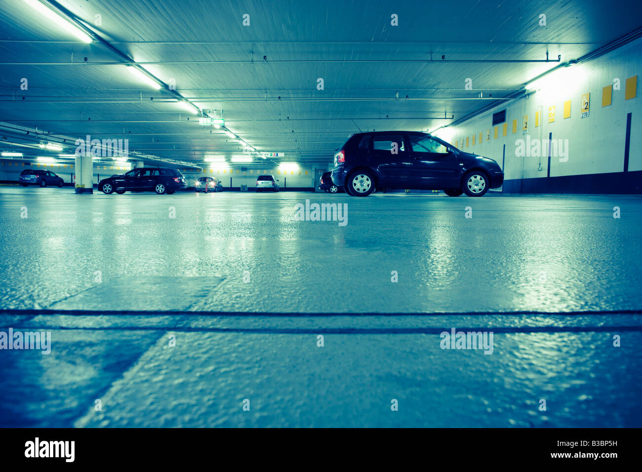 Underground Parking Lot, Cologne, Germany Stock Photo - Alamy