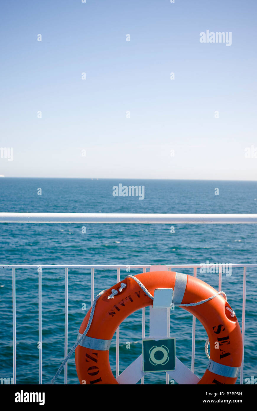 View of English Channel from Ferry Stock Photo - Alamy