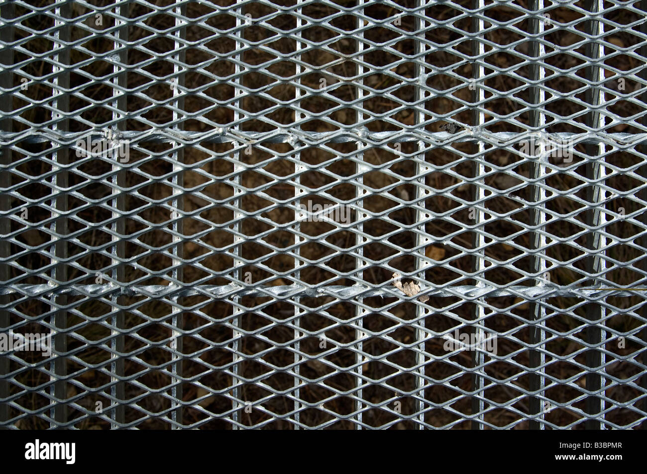 great image of a industrial metal grid walkway background Stock Photo ...