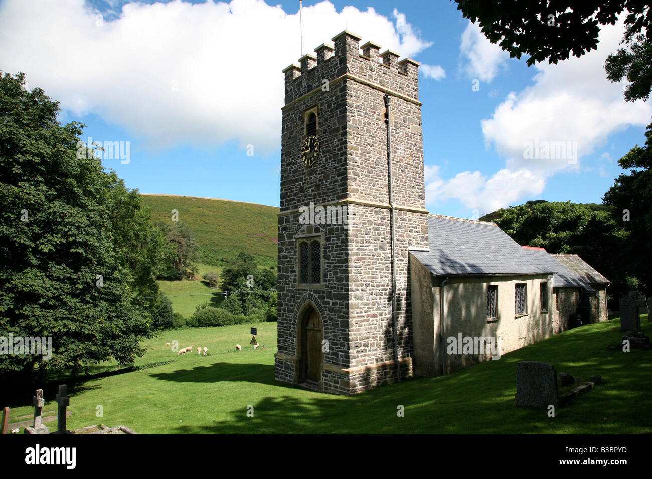Oare parish church in Lorna Doone Country within the Exmoor National ...