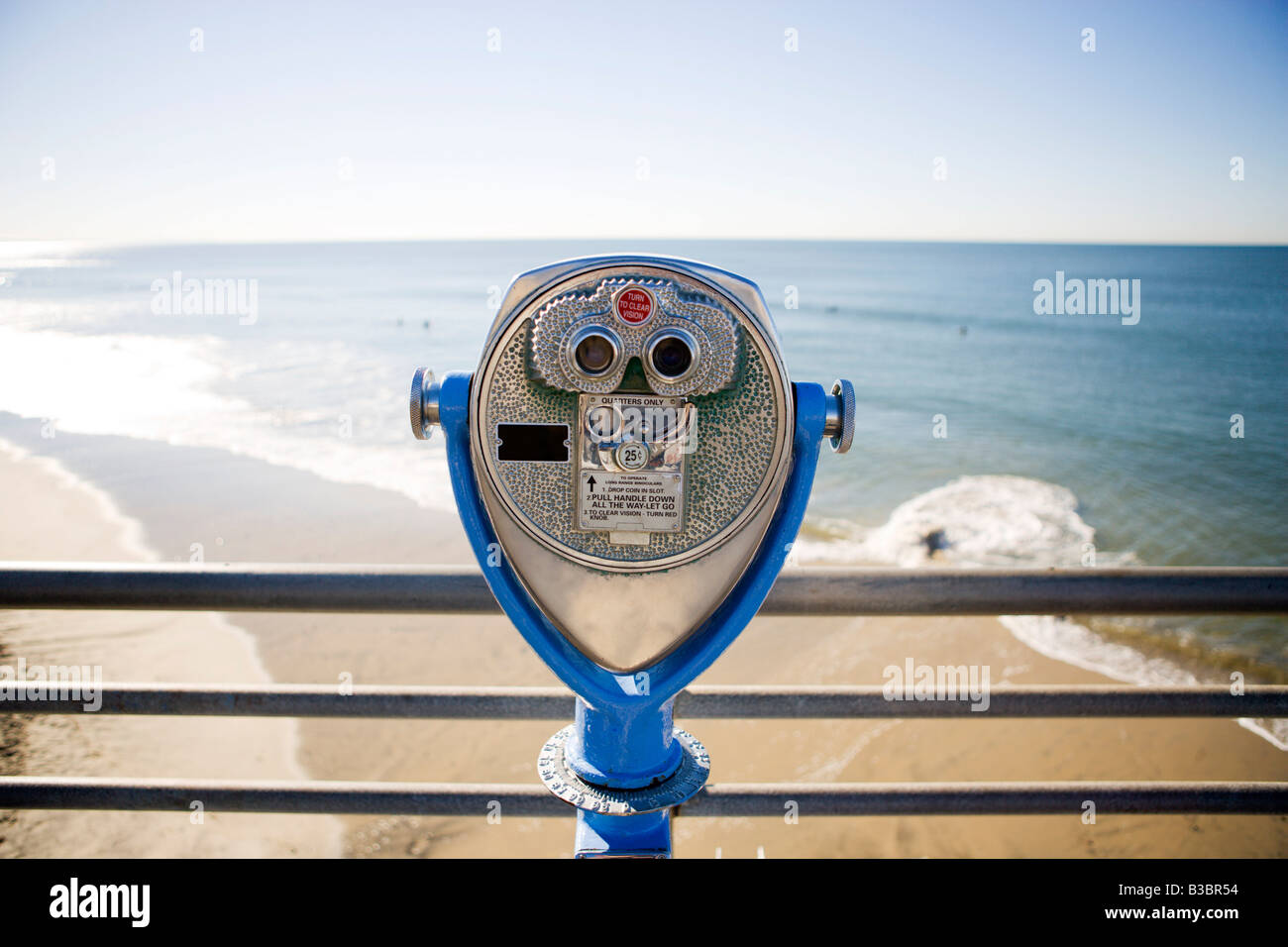 Coin-Operated Binoculars on Pier, Oceanside, California, USA Stock ...