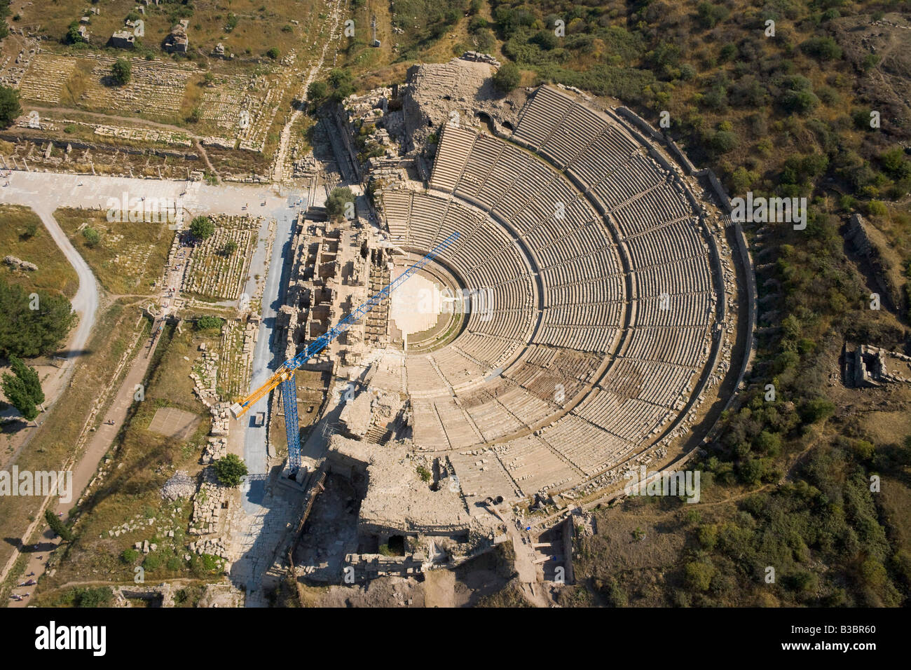 Aerial View Of The Amphitheater