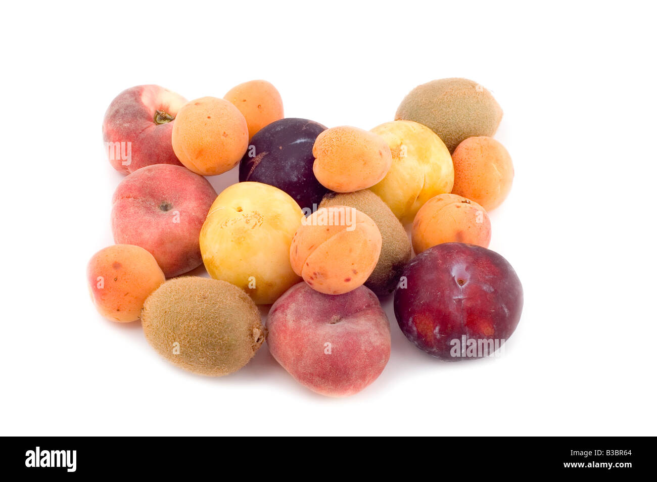 object on white raw Fruit Stock Photo - Alamy
