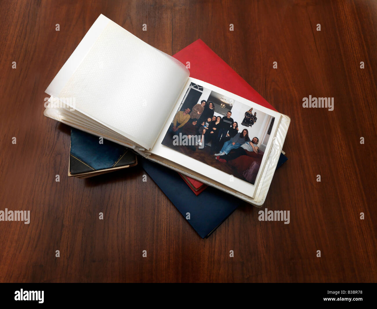 Pile of Photo Albums Stock Photo - Alamy