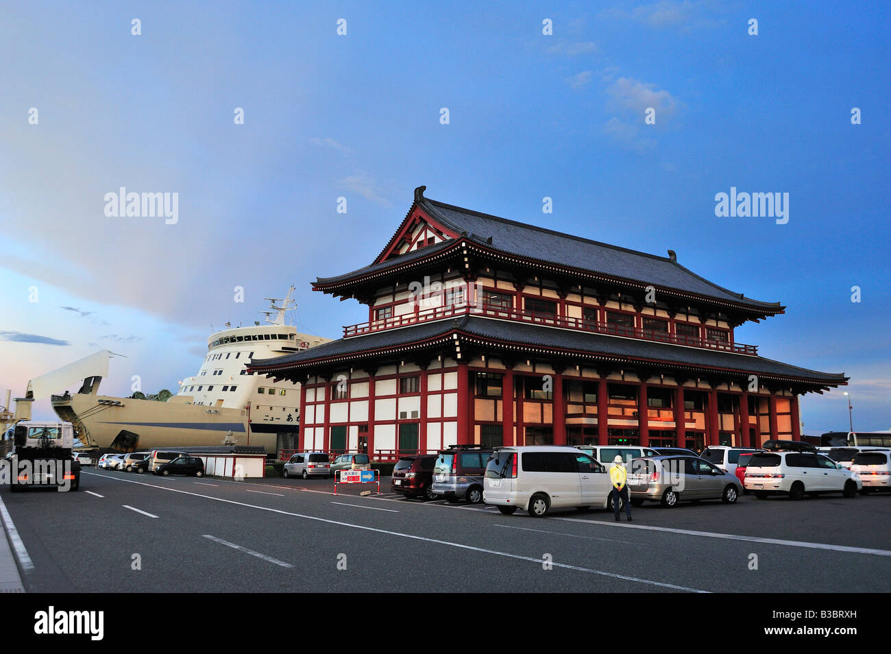 shinmoji, ferry terminal, kitakyushu, fukuoka prefecture, kyushu, japan ...