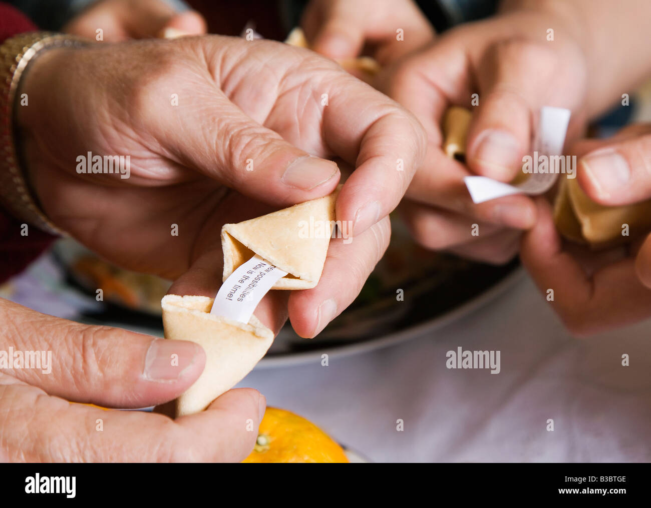 Fortune cookies reading hi-res stock photography and images - Alamy