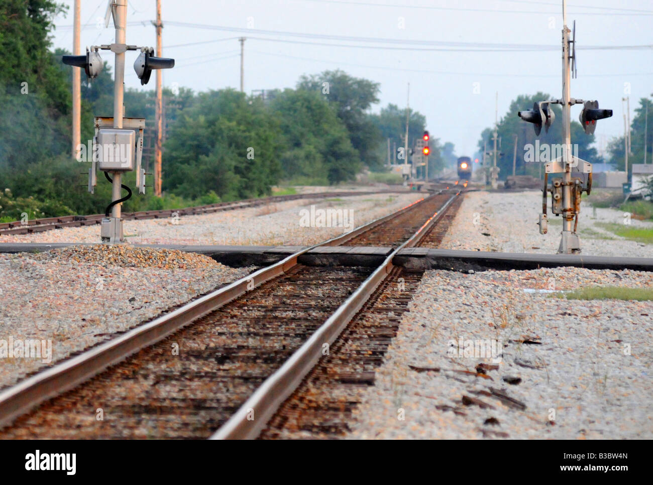 Road Rail Crossing High Resolution Stock Photography and Images - Alamy